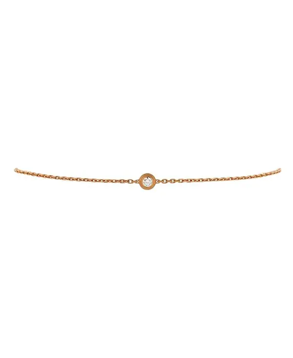 CARTIER Xs D'amour Bracelet 18k Rose Gold And Diamond - Pink
