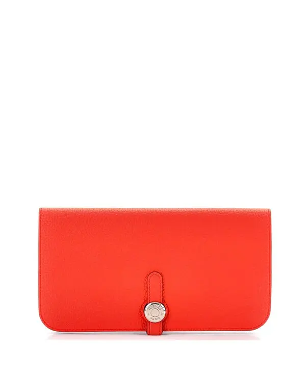 Hermès Dogon Recto Verso Wallet Leather - Orange