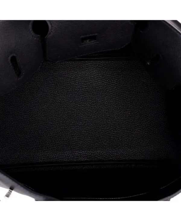 Hermès Birkin 30 Handbag Black Epsom With Palladium Hardware - Noir