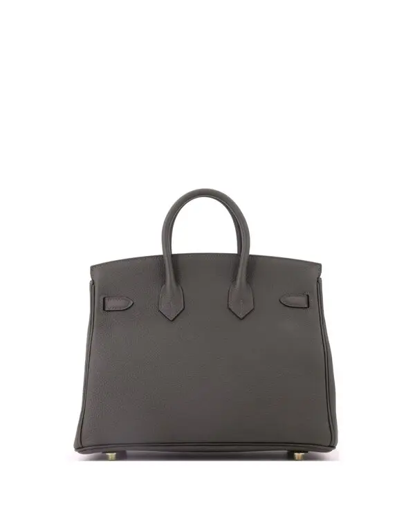 Hermès Birkin 25 Handbag Green Togo With Gold Hardware - Vert Bronze