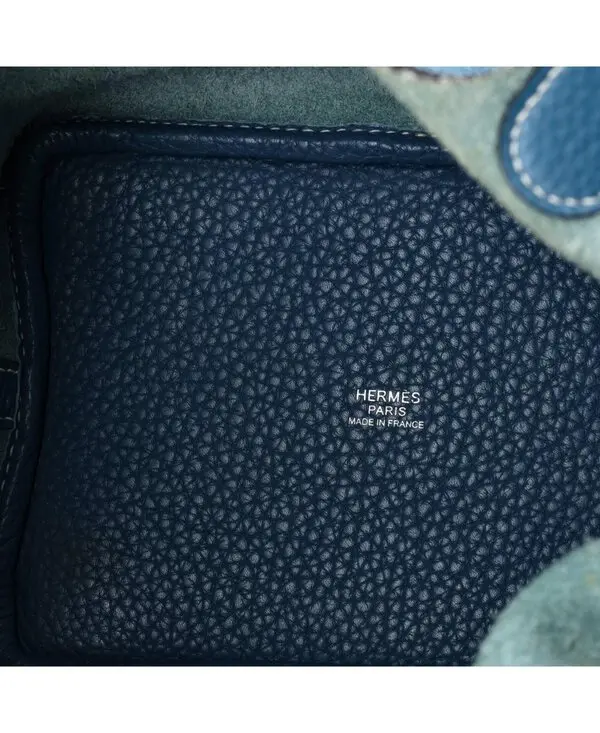 Hermès Pm Picotin Bag Clemence - Blue