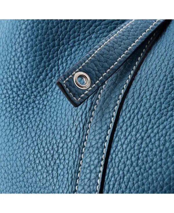Hermès Pm Picotin Bag Clemence - Blue
