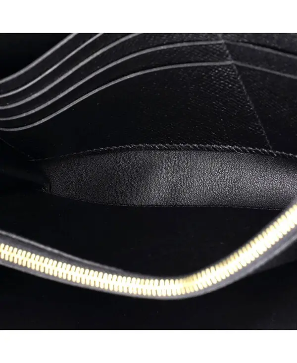 Hermès Constance To Go Wallet Epsom - Black