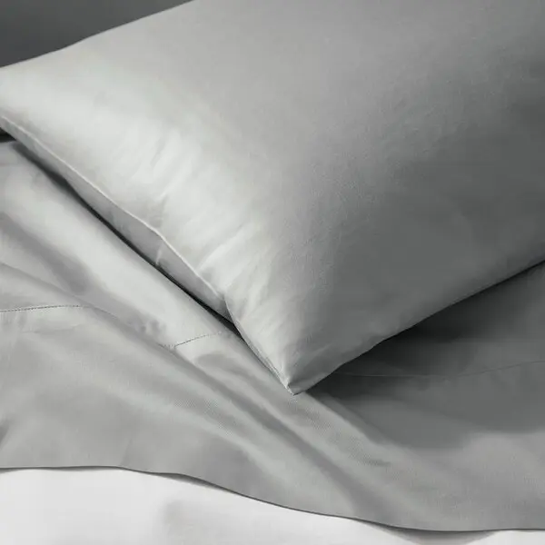 BOLL & BRANCH Signature Organic Cotton Hemmed Sheet Set, King - Shore