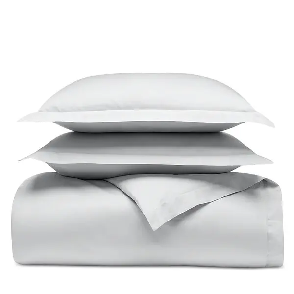 BOLL & BRANCH Signature Organic Cotton Hemmed Duvet Set, King/california King - Sky