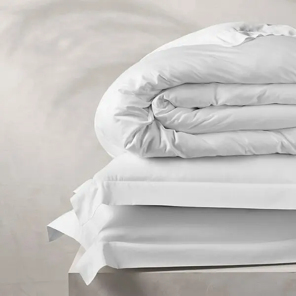 BOLL & BRANCH Boil & Branch Reserve Duvet Cover Set, King/cal King - White