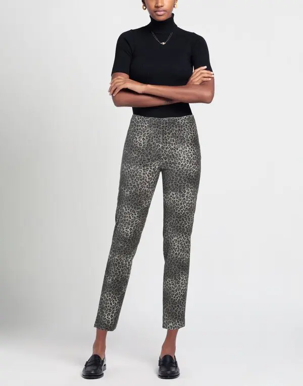 PT TORINO Virgin Wool And Elastane Leopard-print Tapered Leg Pants