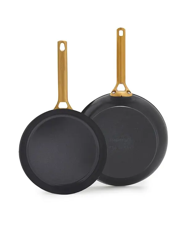 GREENPAN Reserve Pro Frypans, Set Of 2 - Black