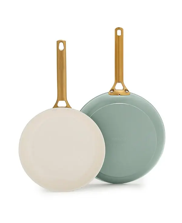 GREENPAN Reserve Pro Frypans, Set Of 2 - Moss