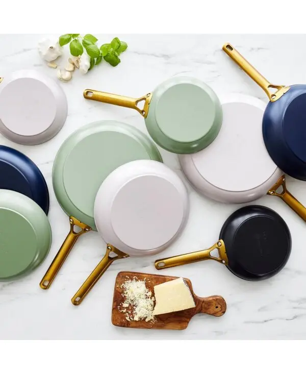 GREENPAN Reserve Pro Frypans, Set Of 2 - Moss