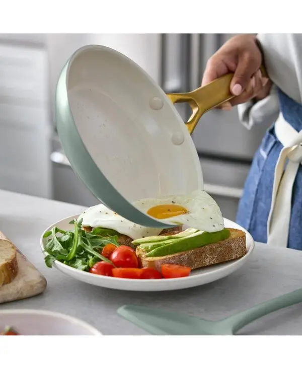 GREENPAN Reserve Pro Frypans, Set Of 2 - Moss
