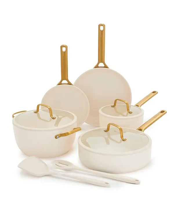 GREENPAN Reserve Pro Cookware, Set Of 10 - Cream