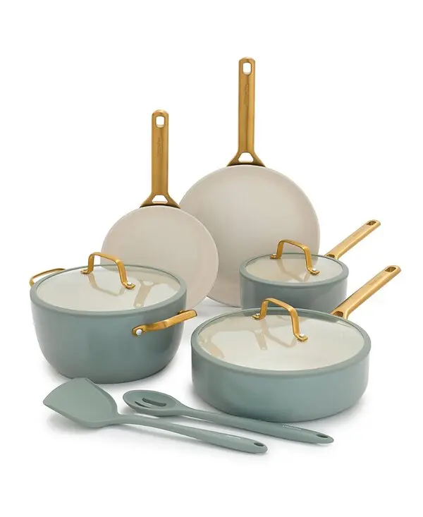 GREENPAN Reserve Pro Cookware, Set Of 10 - Moss