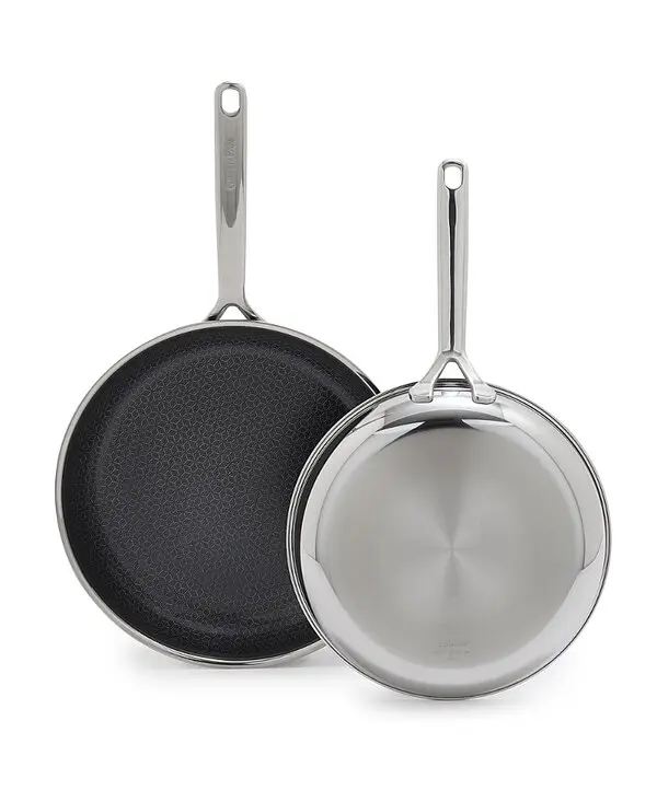 GREENPAN Spectra Thermobond Hybrid Frypans, Set Of 2 - Stainless Steel