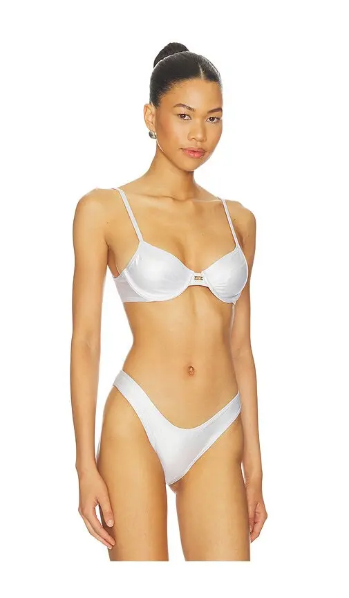 FAE Gigi Bikini Top Metallic