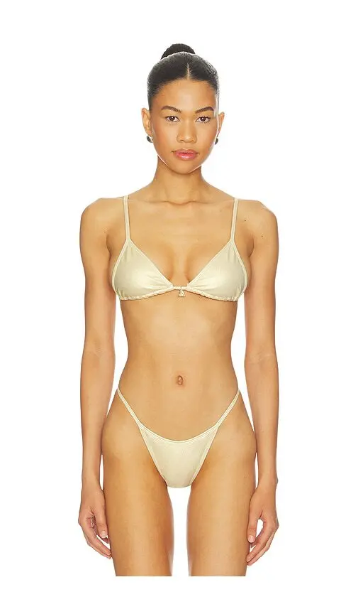 FAE Lumi Bikini Top - Gold