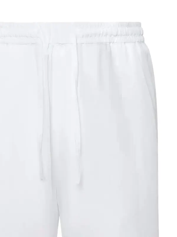 LOW BRAND Drawstring Elasticated-waist Shorts - White