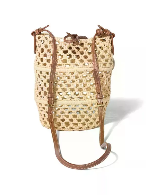 Miu Miu Raffia Crochet Pouch