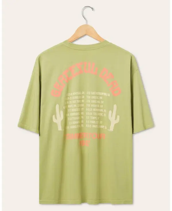 Junk Food Clothing Grateful Dead 1987 Summer Tour Oversized Tee