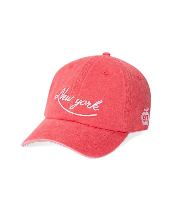 Junk Food Clothing New York Embroidered Baseball Cap - Red