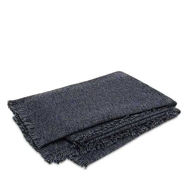MATOUK Maya Cashmere & Silk Throw - Ink