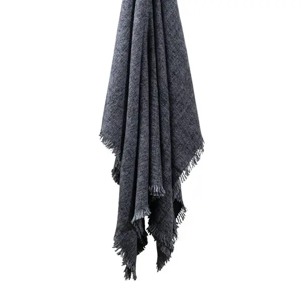 MATOUK Maya Cashmere & Silk Throw - Ink