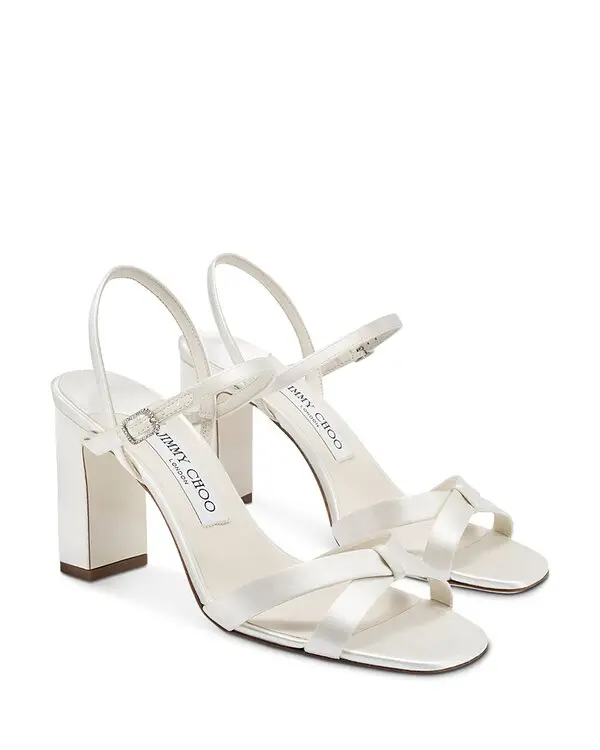 JIMMY CHOO Elsy 85 Sandals - Ivory