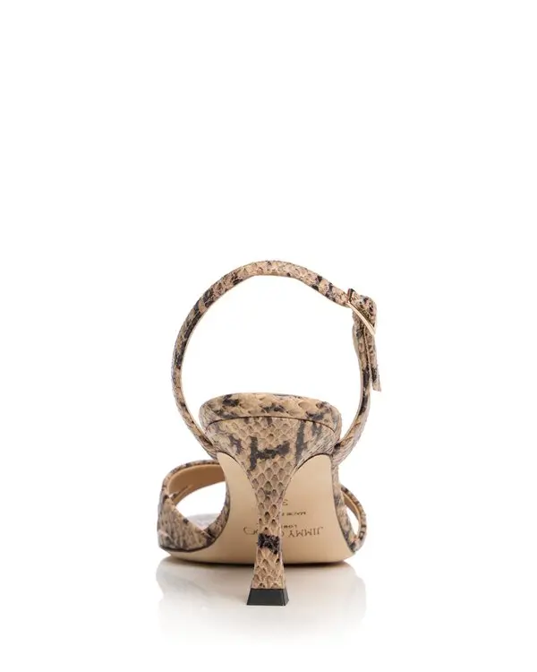 JIMMY CHOO Elsy 70 Slingback Sandals - Chai