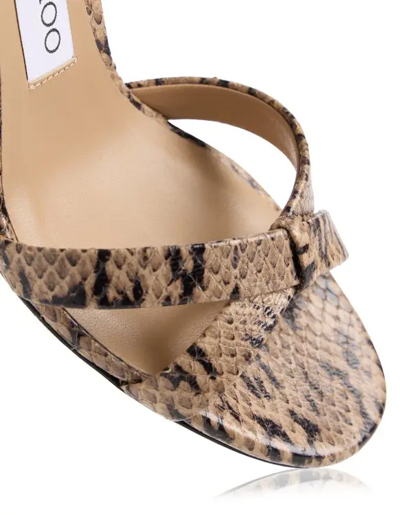 JIMMY CHOO Elsy 70 Slingback Sandals - Chai