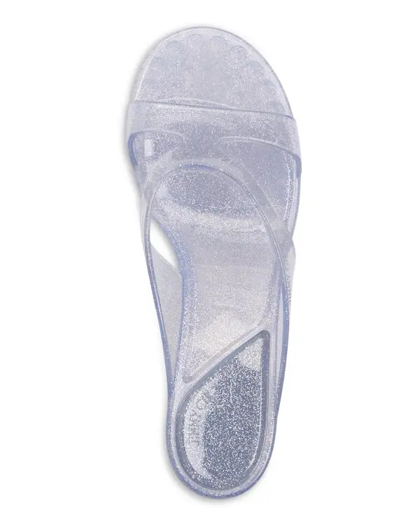 JIMMY CHOO Jelly Drop 50 Sandals - Silver