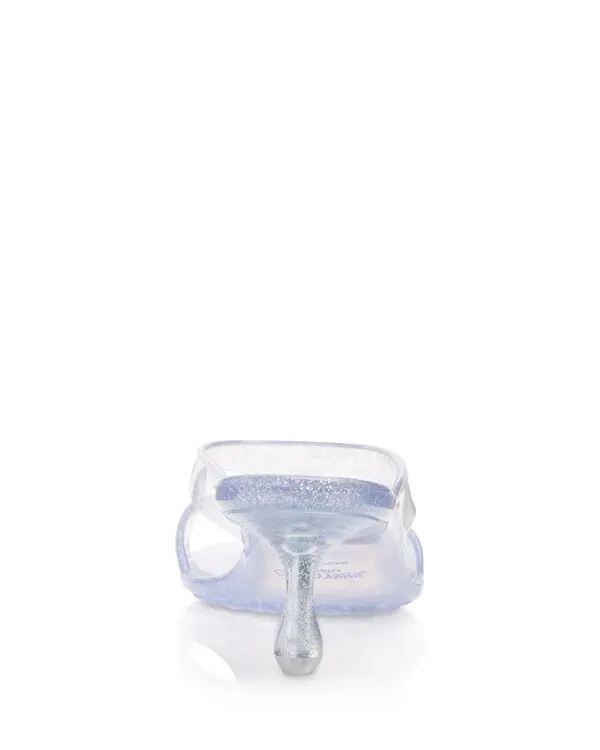 JIMMY CHOO Jelly Drop 50 Sandals - Silver