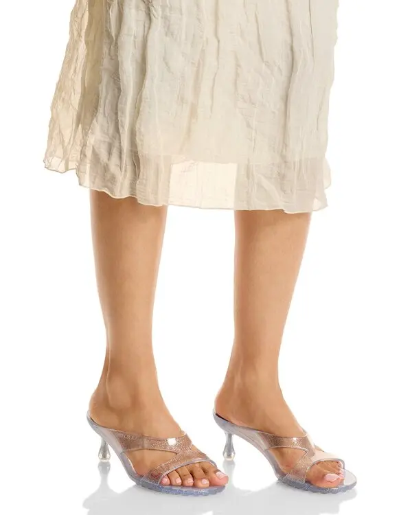 JIMMY CHOO Jelly Drop 50 Sandals - Silver
