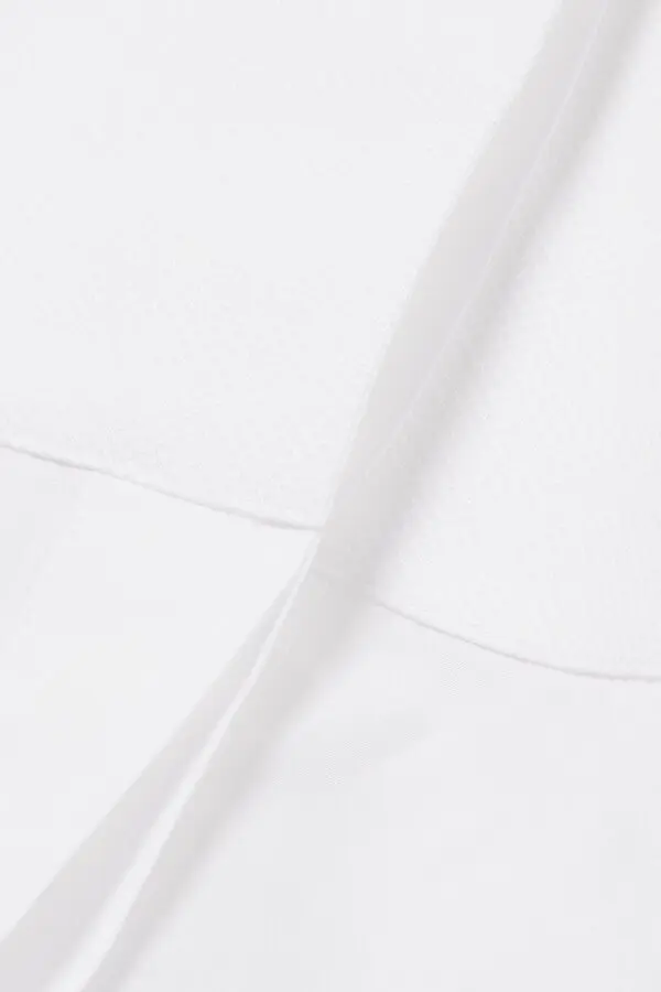 TOM FORD Cotton Poplin Jacquard Trim Shirt