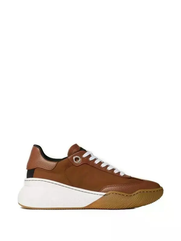 Stella McCartney Loop Panelled Sneakers - Brown