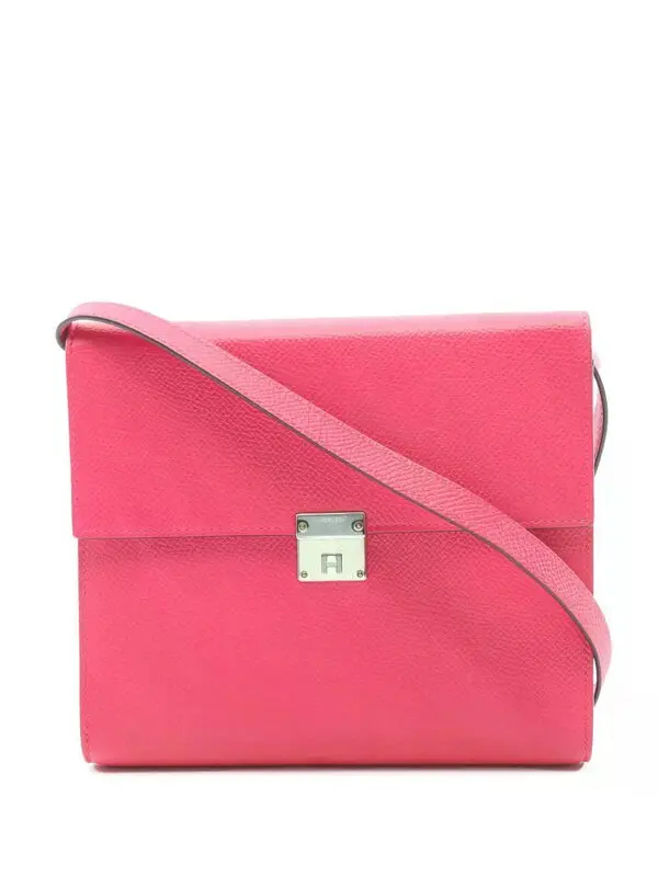 Hermès Epsom Clic 16 Wallet On Strap Crossbody Bag - Pink