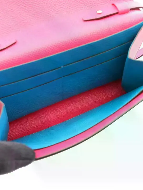 Hermès Epsom Clic 16 Wallet On Strap Crossbody Bag - Pink