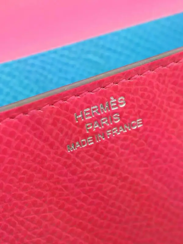 Hermès Epsom Clic 16 Wallet On Strap Crossbody Bag - Pink