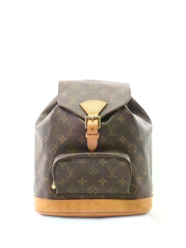 LOUIS VUITTON Monogram Montsouris Mm Backpack - Brown