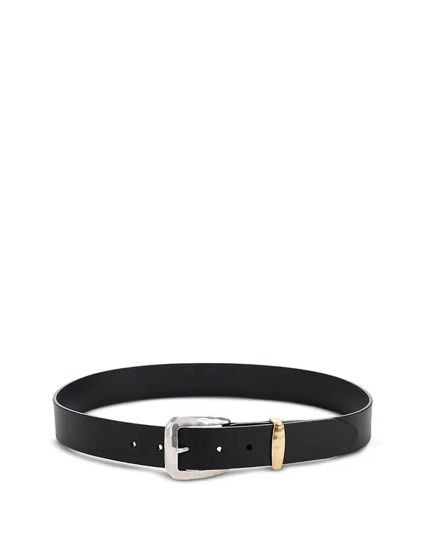Rag & Bone Winona Leather Belt - Black