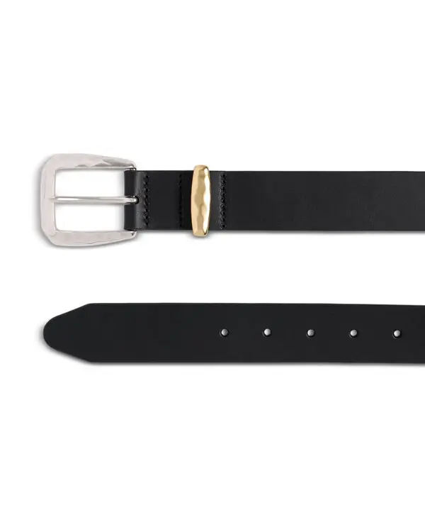 Rag & Bone Winona Leather Belt - Black