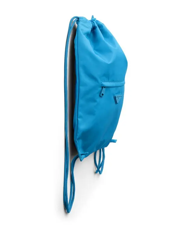 Prada Re-nylon Drawstring Backpack - Light Blue