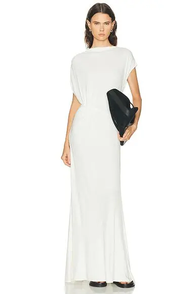 TWP Ruched Detail Maxi Dress