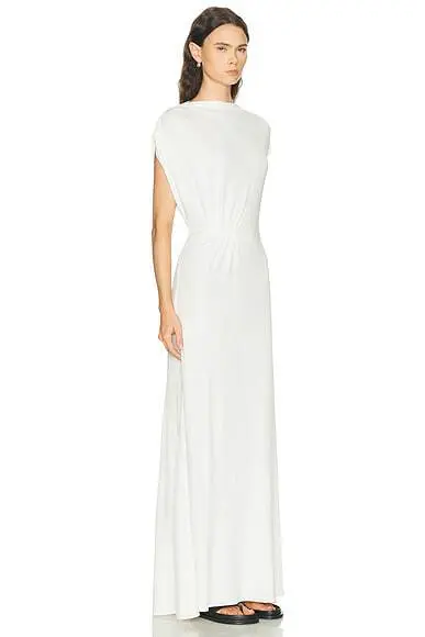 TWP Ruched Detail Maxi Dress