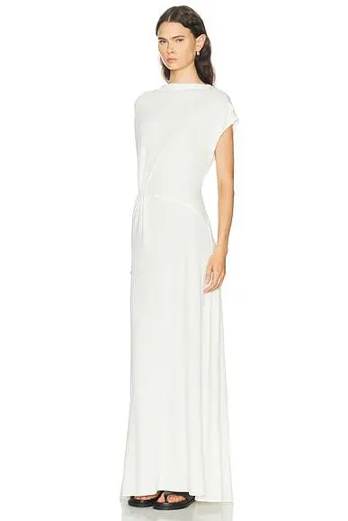 TWP Ruched Detail Maxi Dress