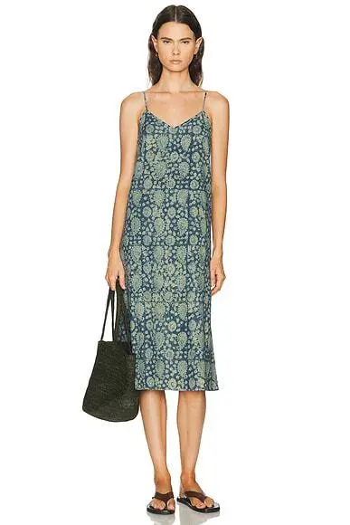 R13 Reversible Slip Dress - Blue