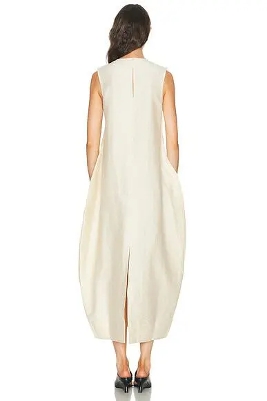 RÓHE Hourglass Linen Silk Maxi Dress