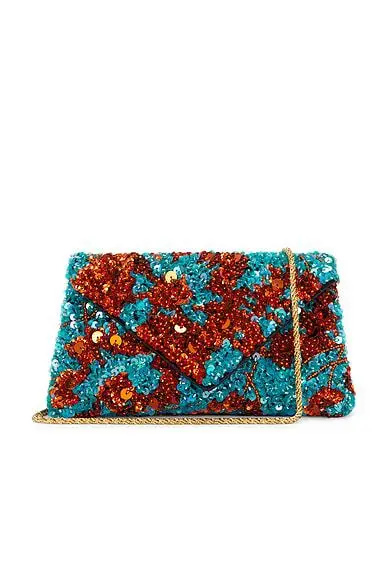 Dries Van Noten Embellished Envelope Bag