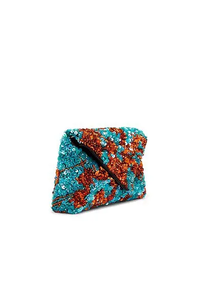 Dries Van Noten Embellished Envelope Bag