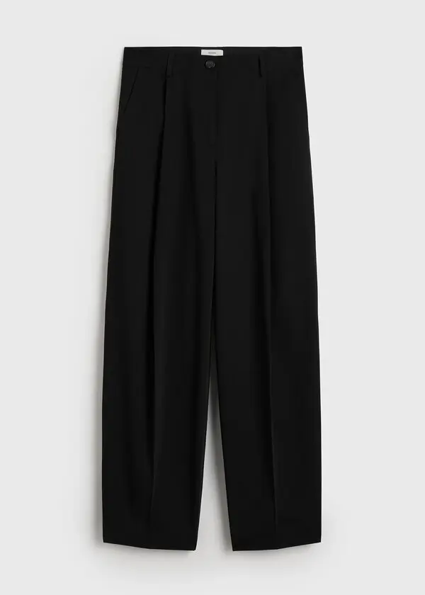 TOTEME Single Pleat Cotton Trousers