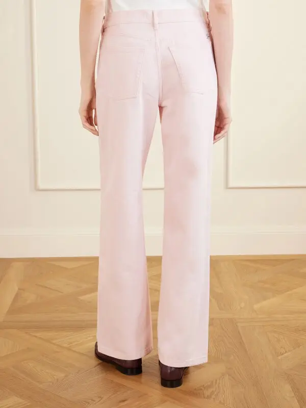 Still Here Straight-leg Jeans - Pink